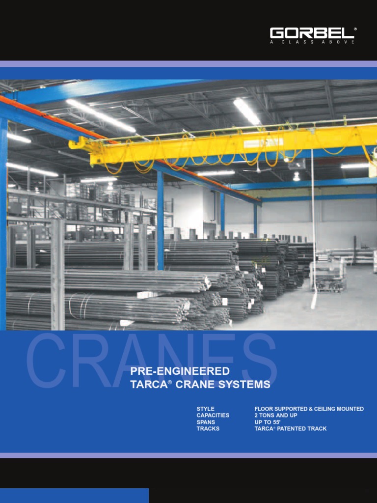 Tarca Systems | PDF | Crane (Machine) | Track (Rail Transport)