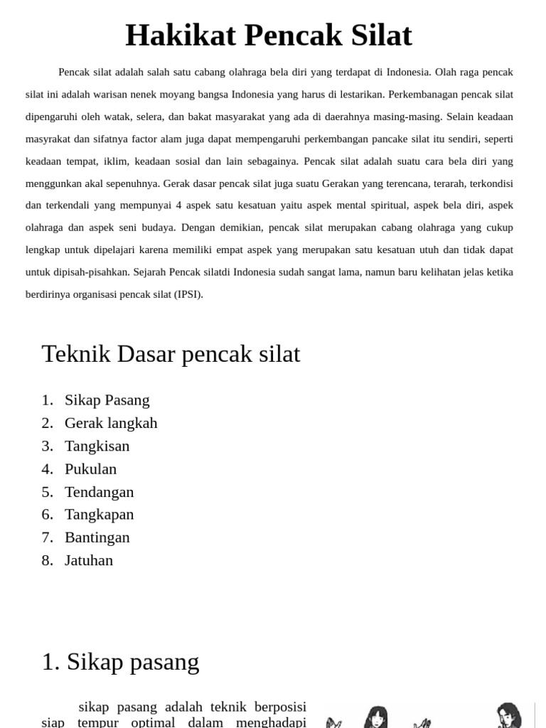 Hakikat Pencak Silat | PDF