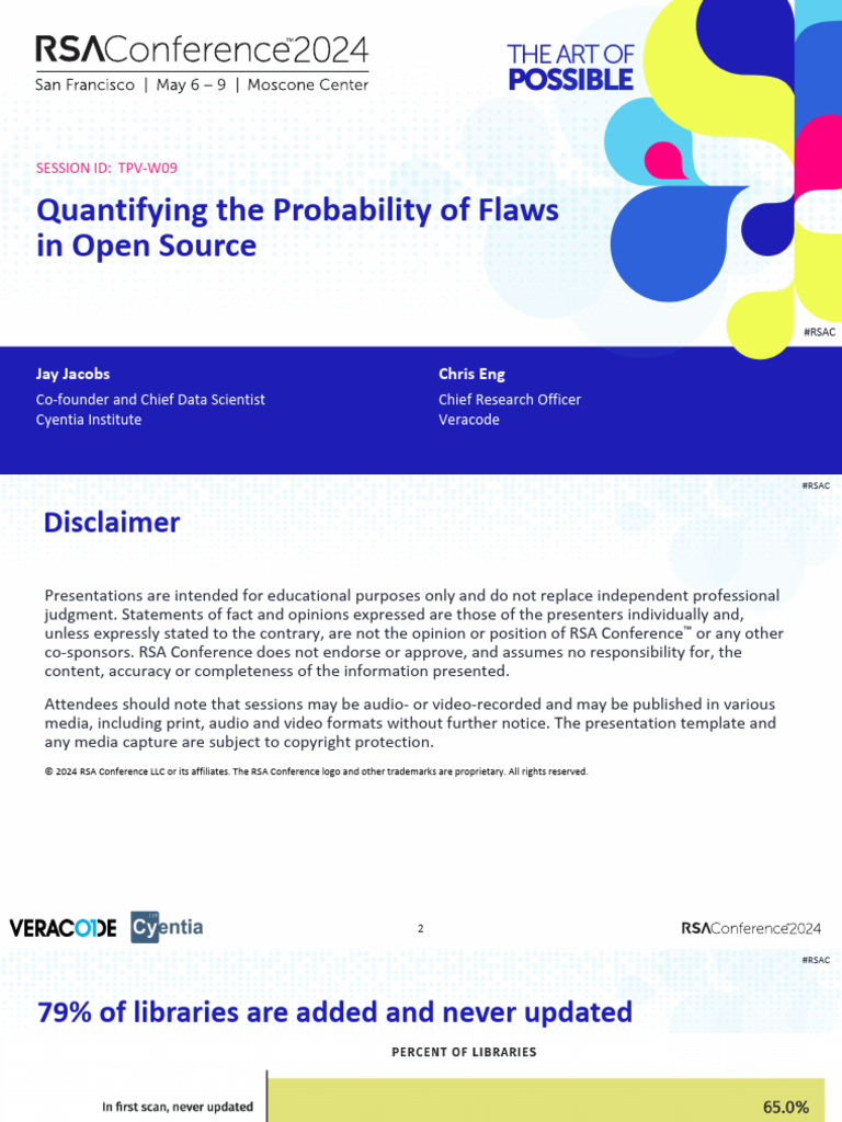 2024 USA24 Quantifying The Probability of Flaws in Open Source | PDF