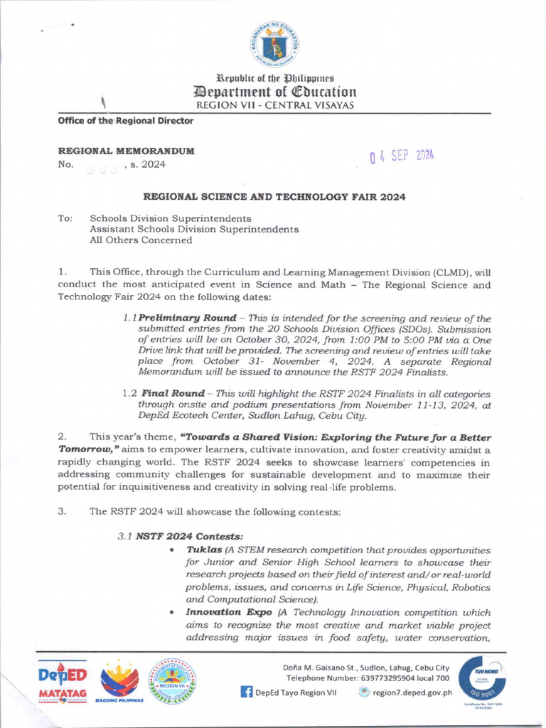 RM 803 S 2024 - RSTF 2024 | PDF