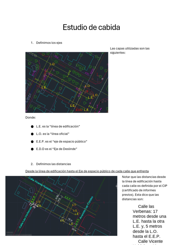 Estudio de Cabida v1.1 | PDF | Estacionamiento | Métodos y materiales ...