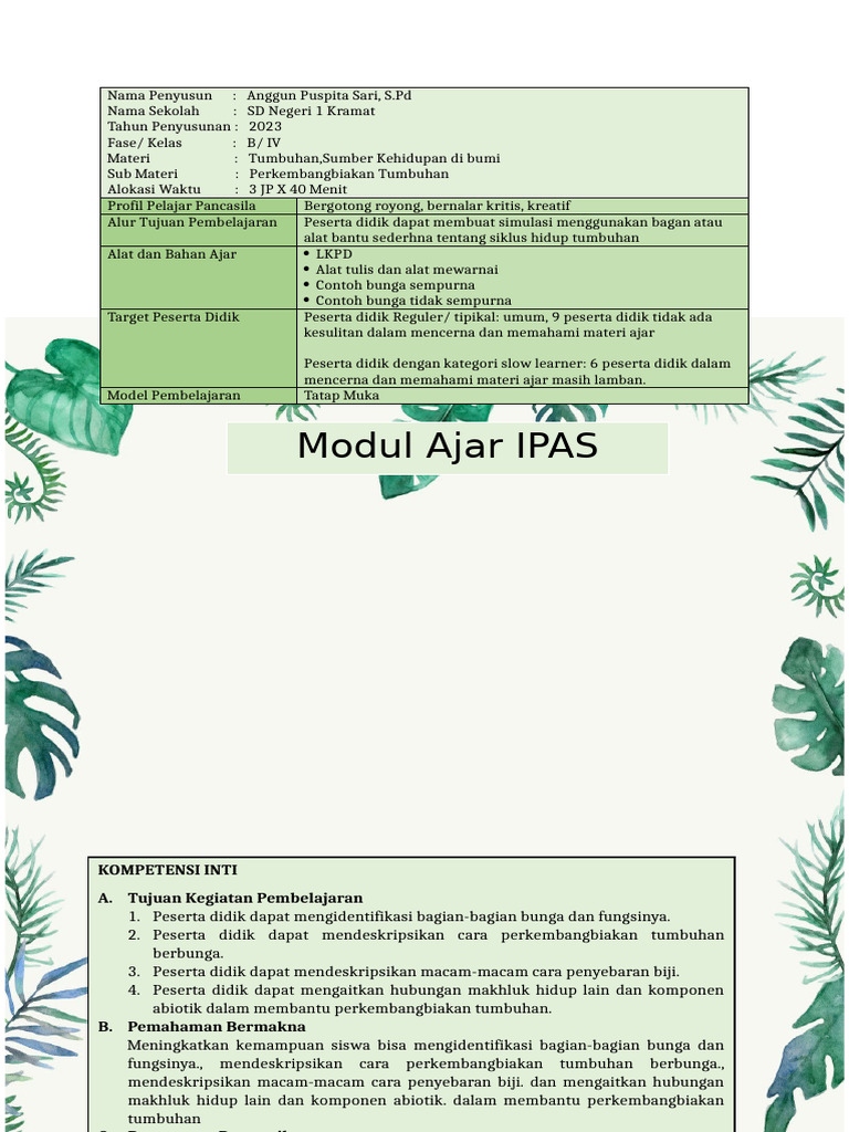 Ma Ipas Bab 1 Sub Materi 3 | PDF