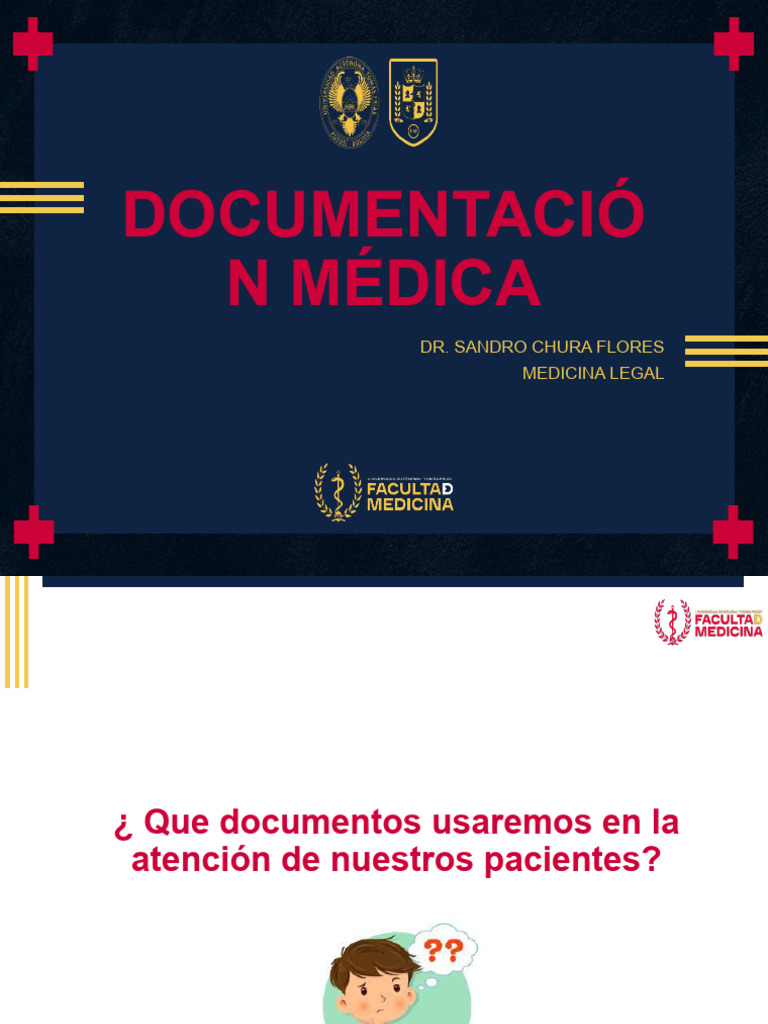 Tema 2 DOCUMENTACION Médico | PDF | Historial médico | Medicina