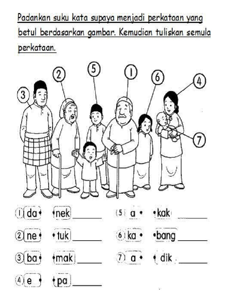 LK Keluarga Saya 1 | PDF
