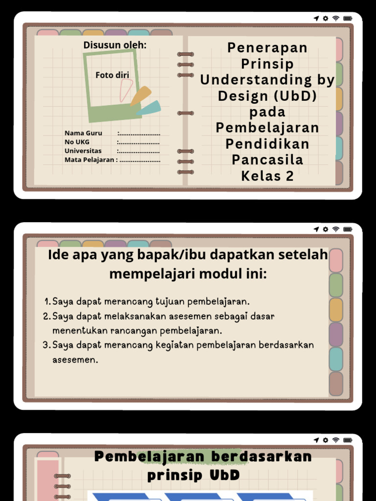Penerapan Prinsip Understanding by Design | PDF