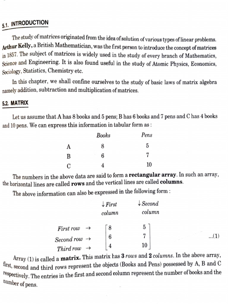 Matrix | PDF