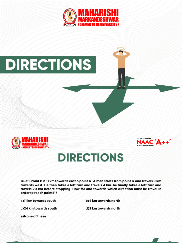Directions 1 | PDF