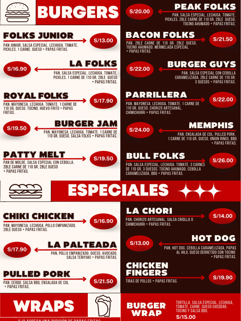 Carta de comida | PDF