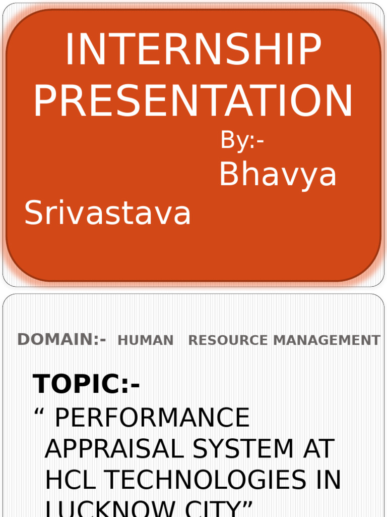 Presentation1 Bhavya Srivastava HCL Internship-1 | PDF