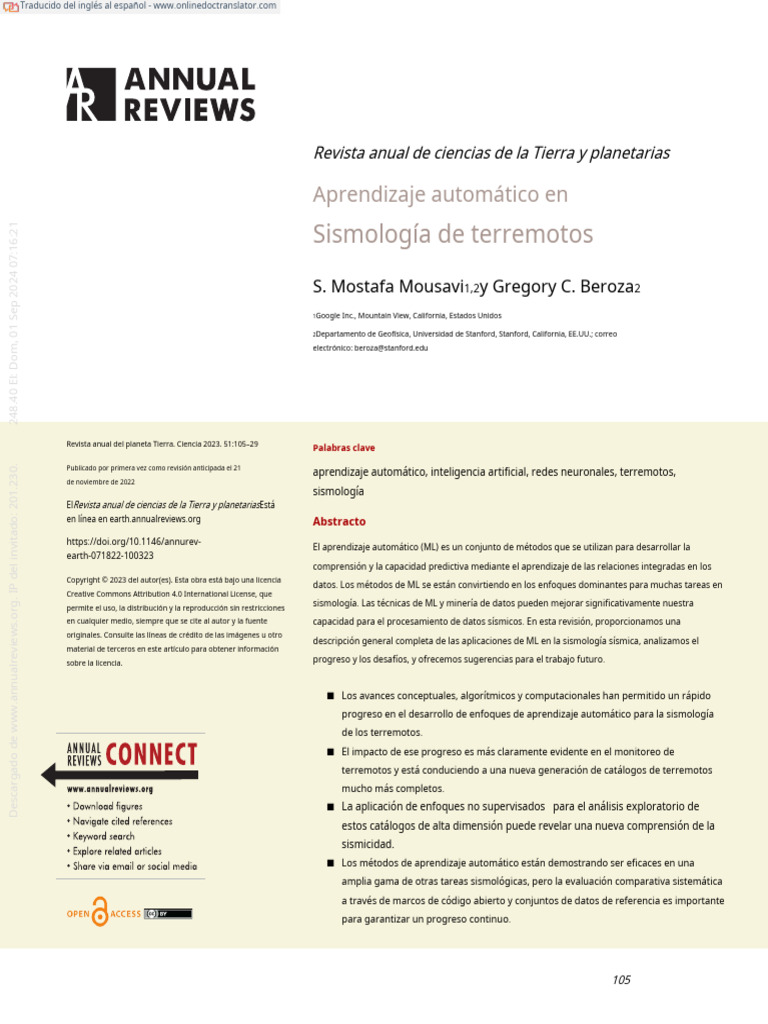 Annurev Earth 071822 100323.en - Es | PDF