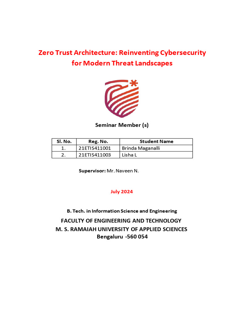 Seminar Zta Final - 1 | PDF