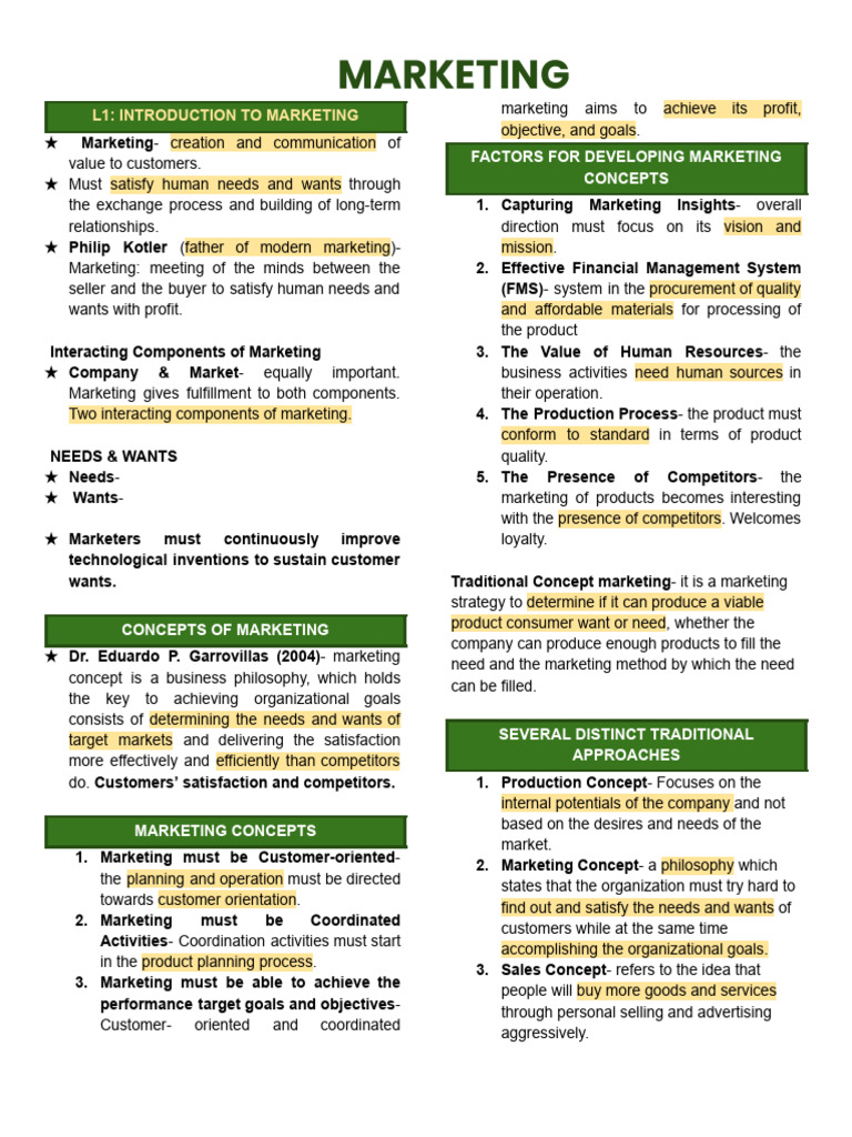 Principles of Marketing | PDF