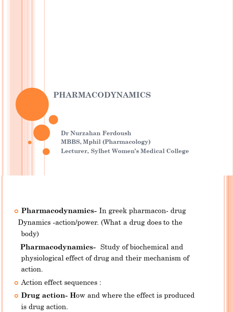 pharmacodynamics-1 | PDF