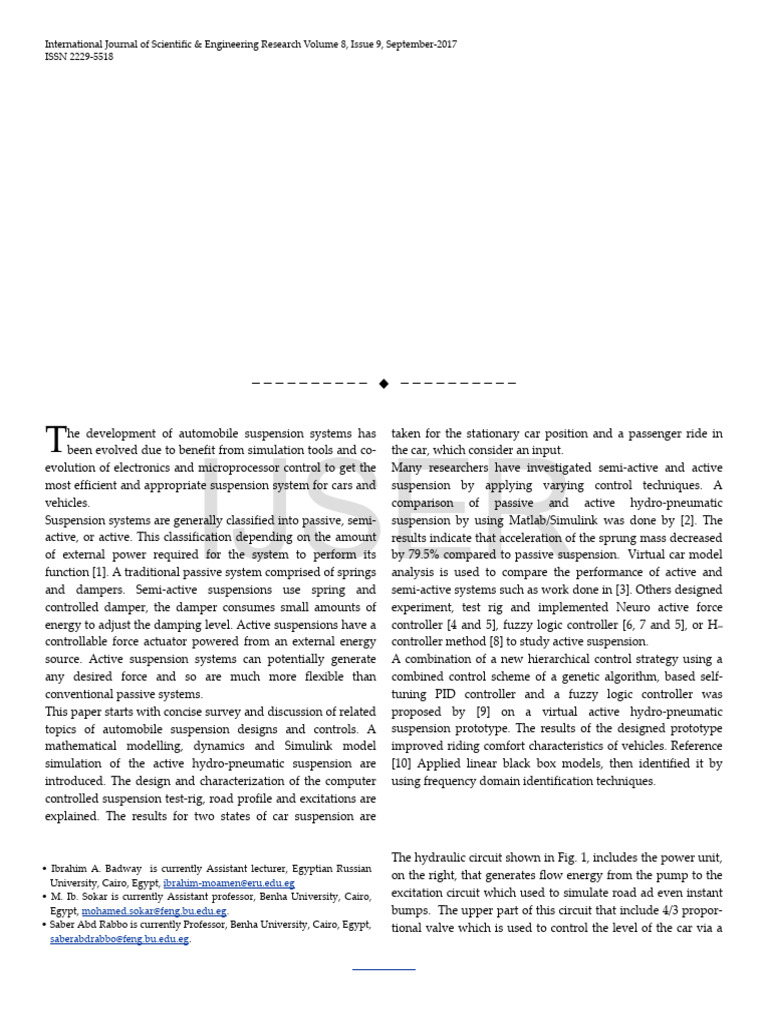 Mathematical Modelling - Simulation-and-Control-of-a-Hydro-pneumatic ... Mathematical Modelling - Simulation-and-Control-of-a-Hydro-pneumatic ...