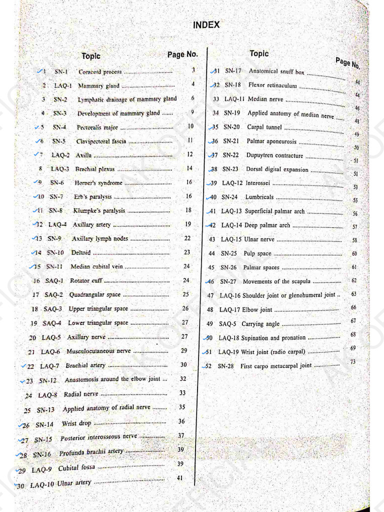 ANATOMY SN KAZI UPPER LIMB_240618_061909 | PDF