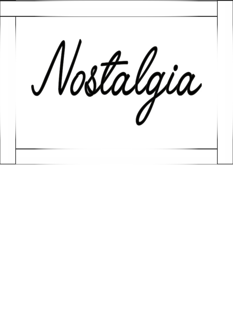 Nostalgia | PDF