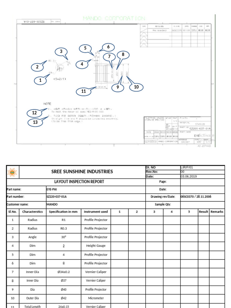 Layout Inspection Report - EYE-PAI | PDF