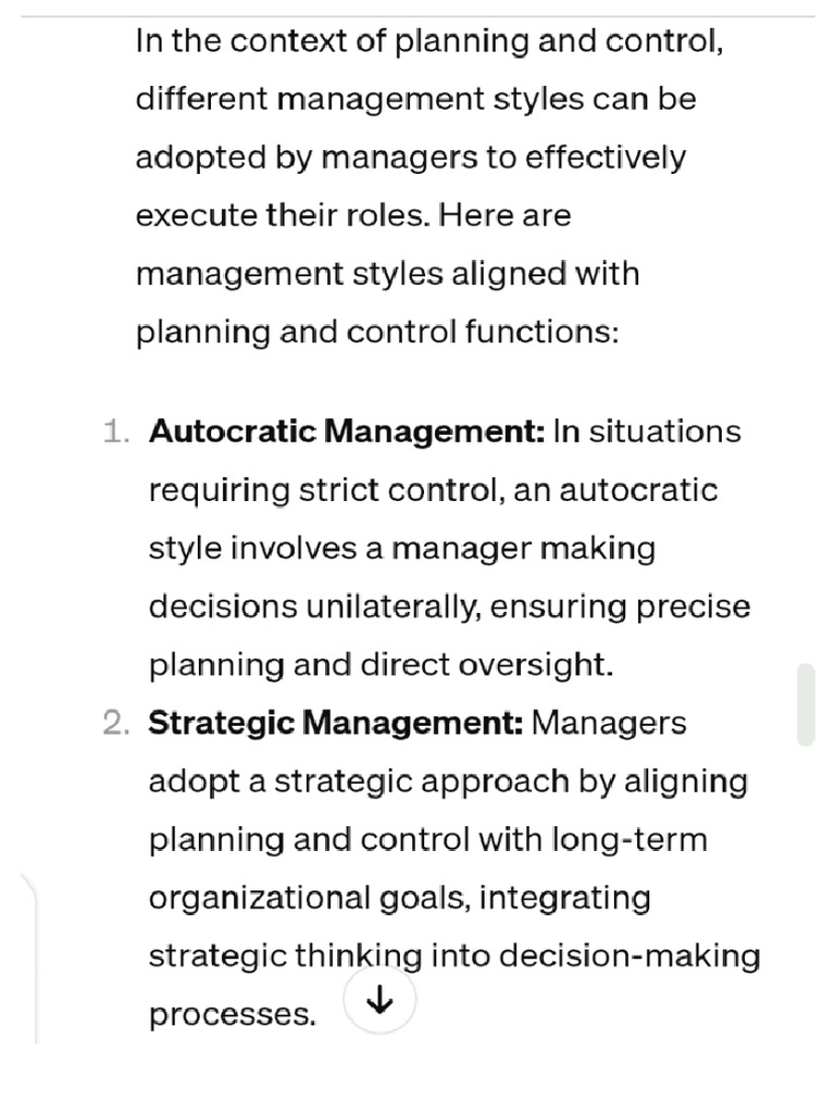 Management Styles Unit 5 | PDF