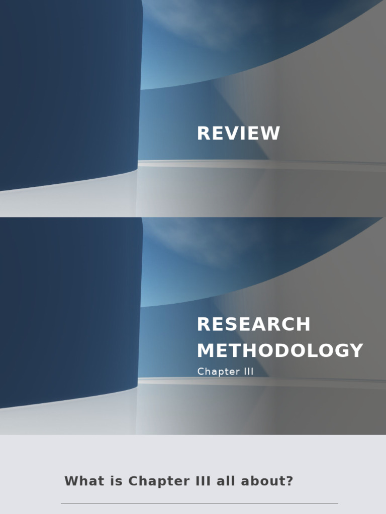 RESEARCH METHODOLOGY | PDF
