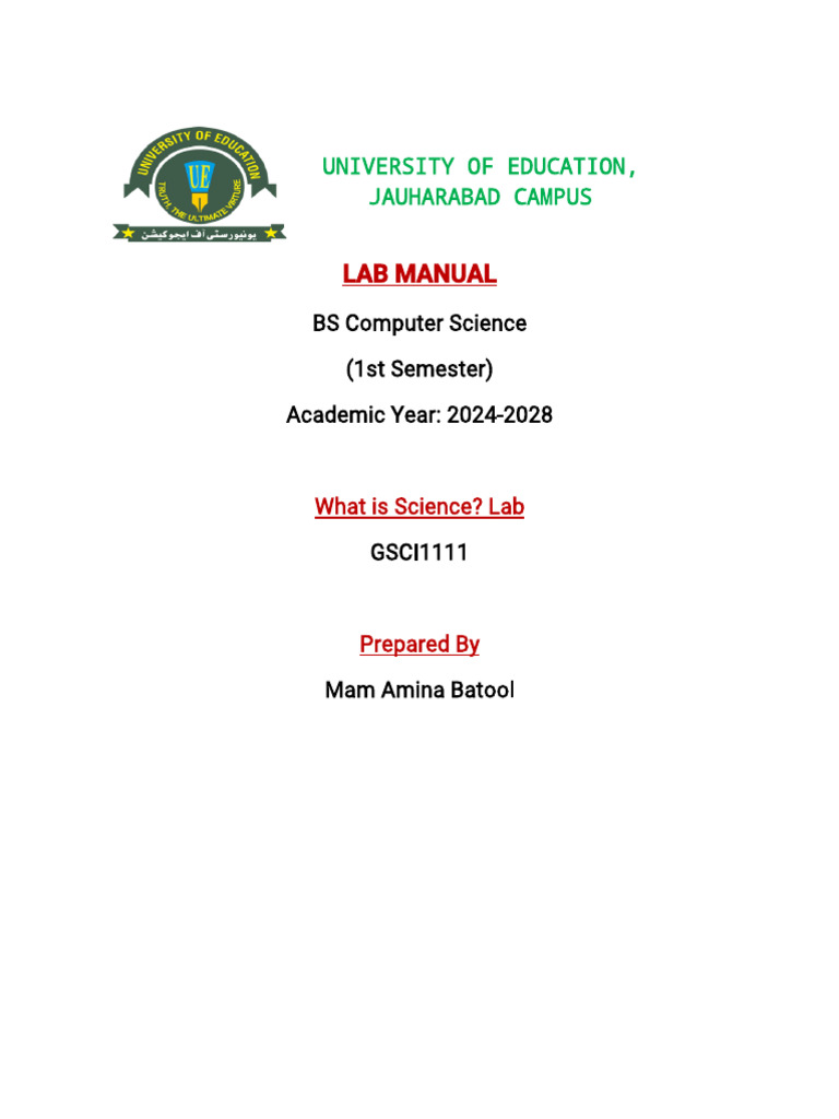 Practicals what is Science | PDF