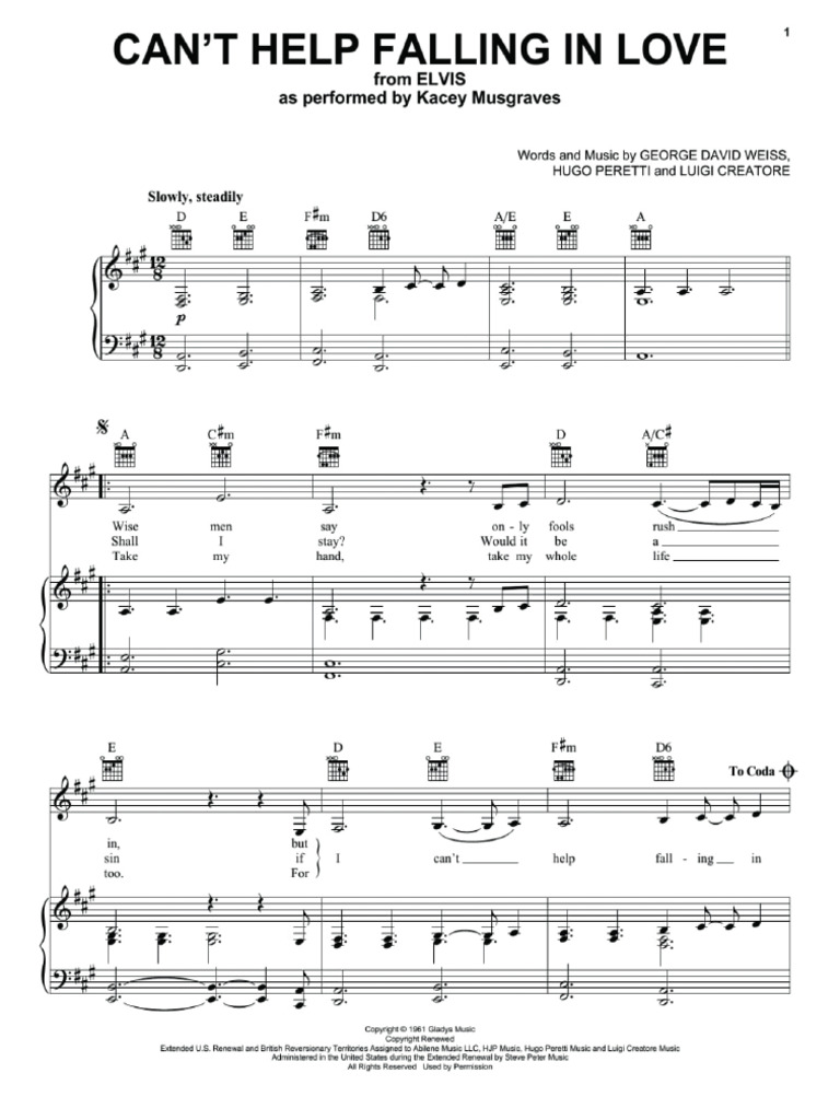 Cant Help Falling in Love | PDF