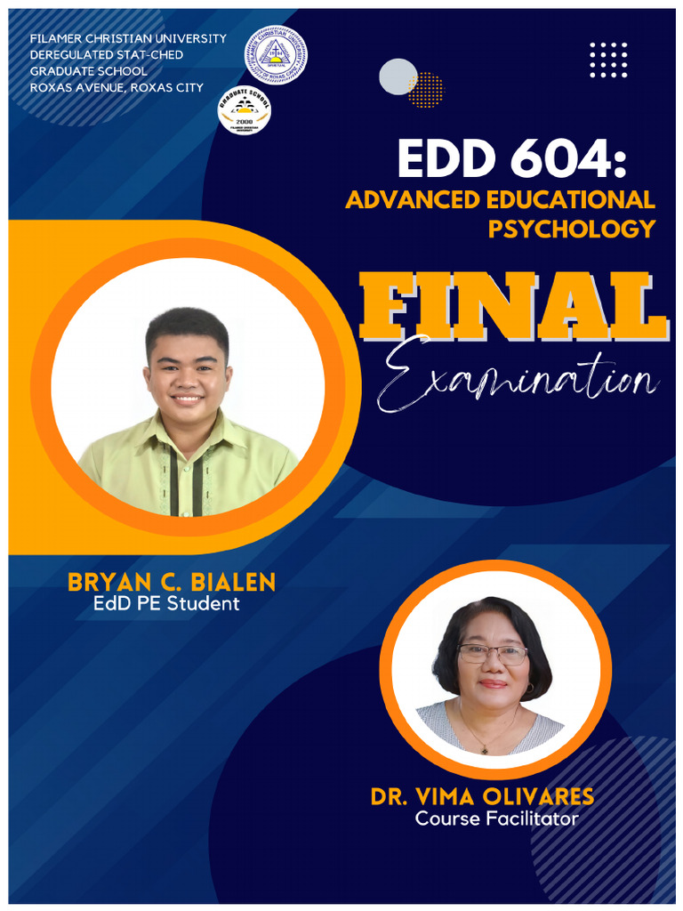 Edd 604-Bialen Bryan-Movie Analysis-Final Examination | PDF