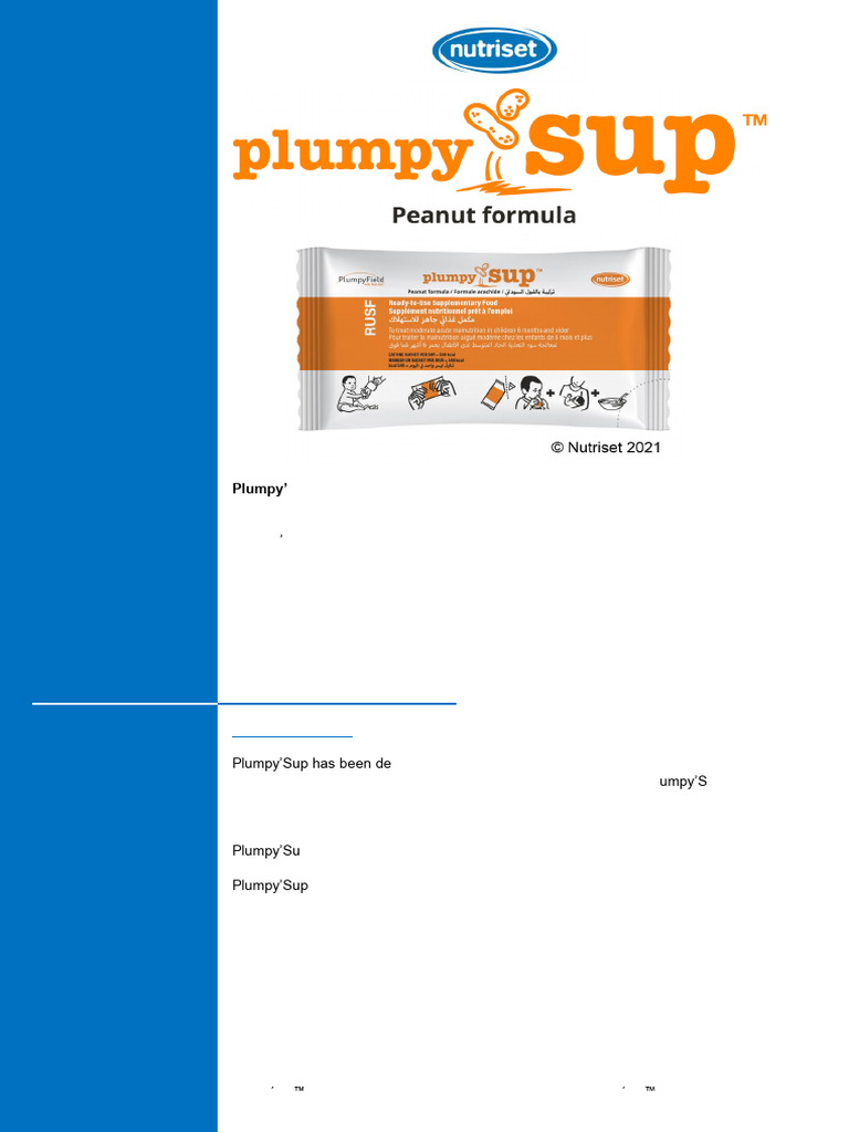 TDS - Plumpy'Sup™ | PDF