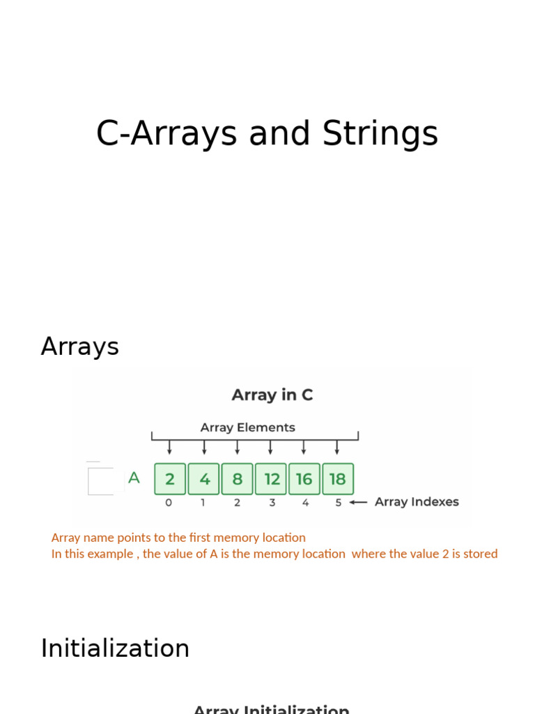 3 C-Arrays | PDF