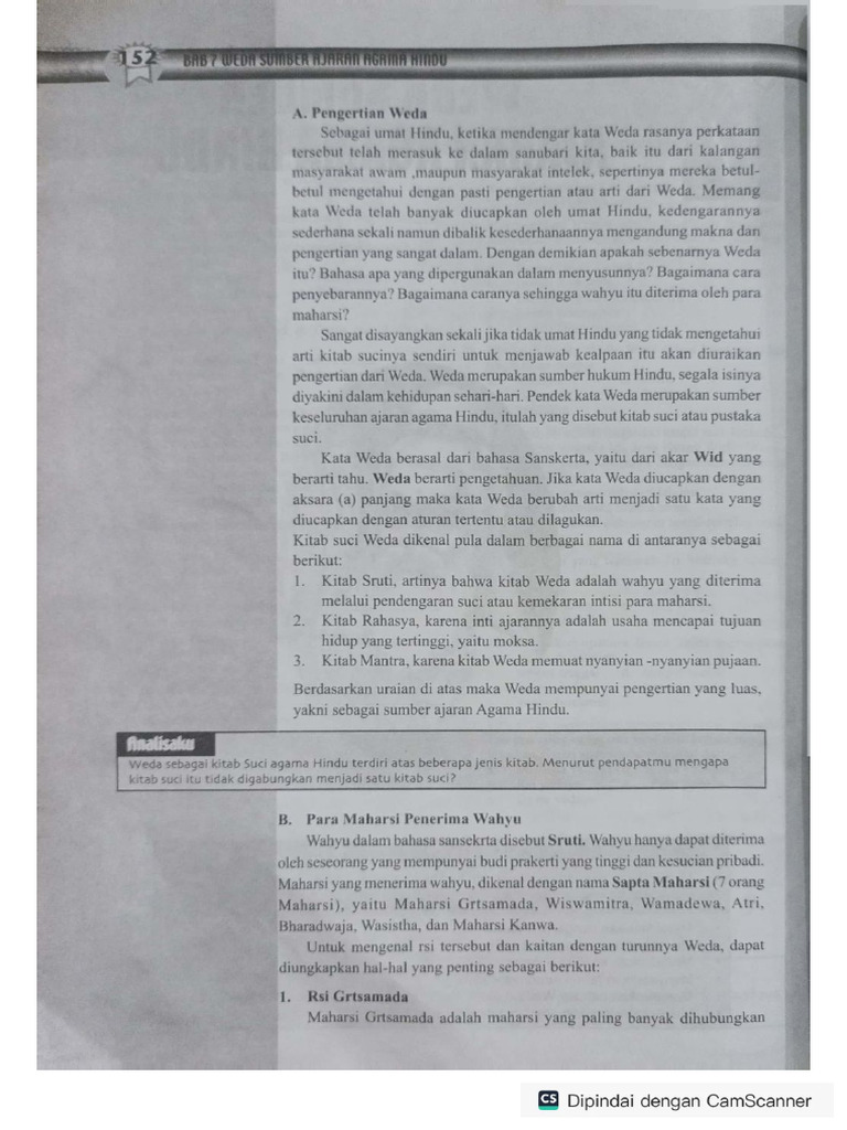 MaTeri Weda Dan Kodifikasi | PDF