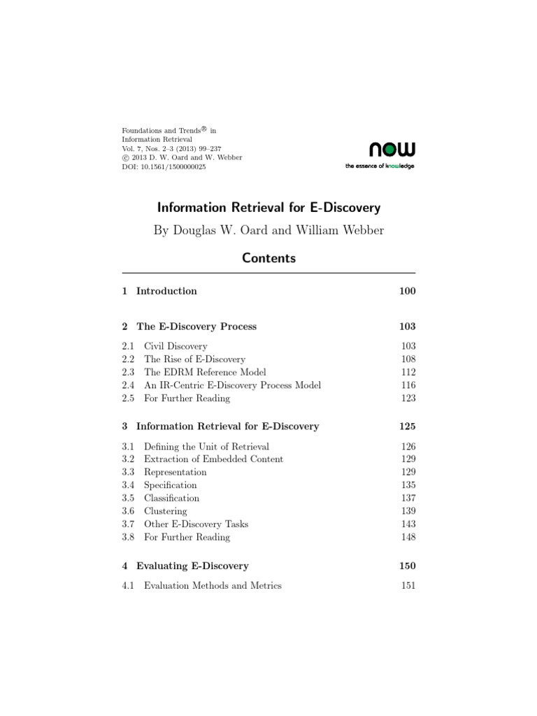 E Discovery | PDF