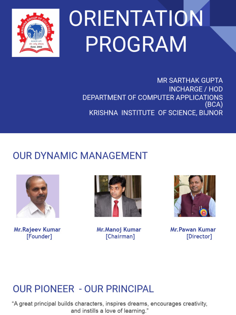 Orientation Program | PDF