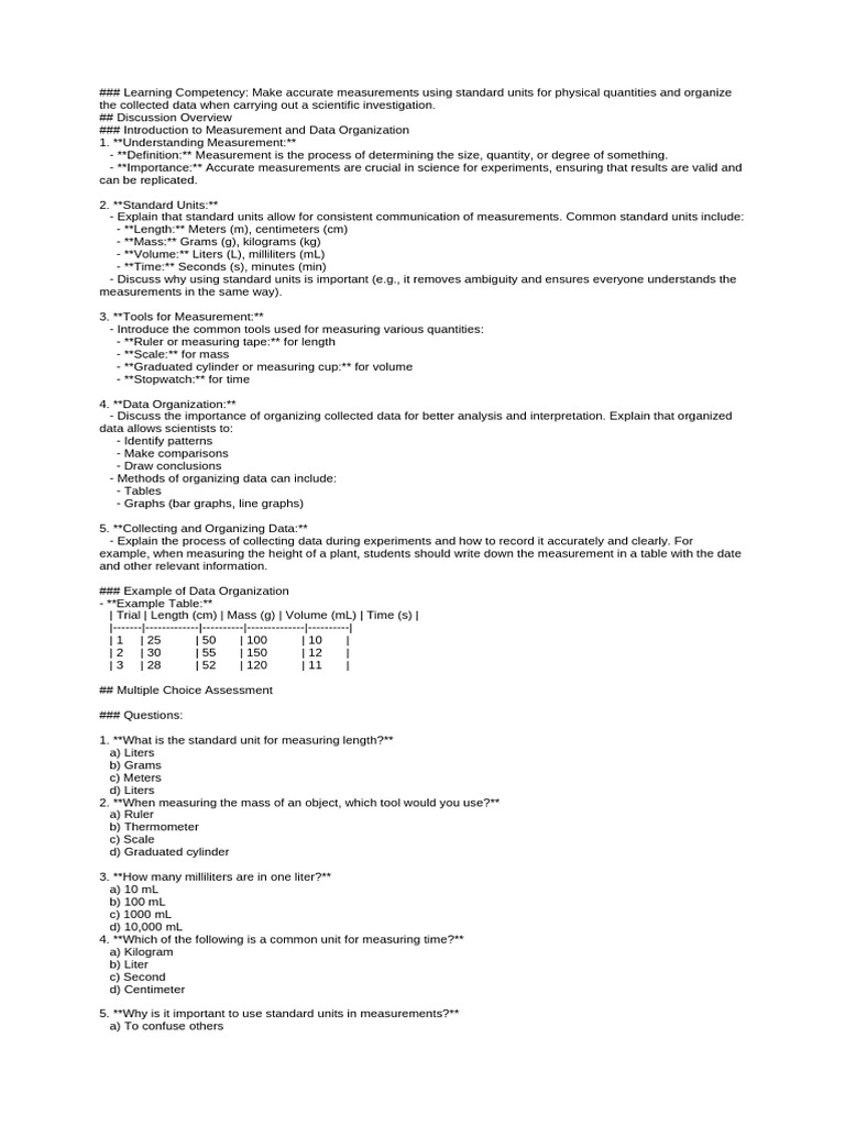 Learning Competency 7 | PDF