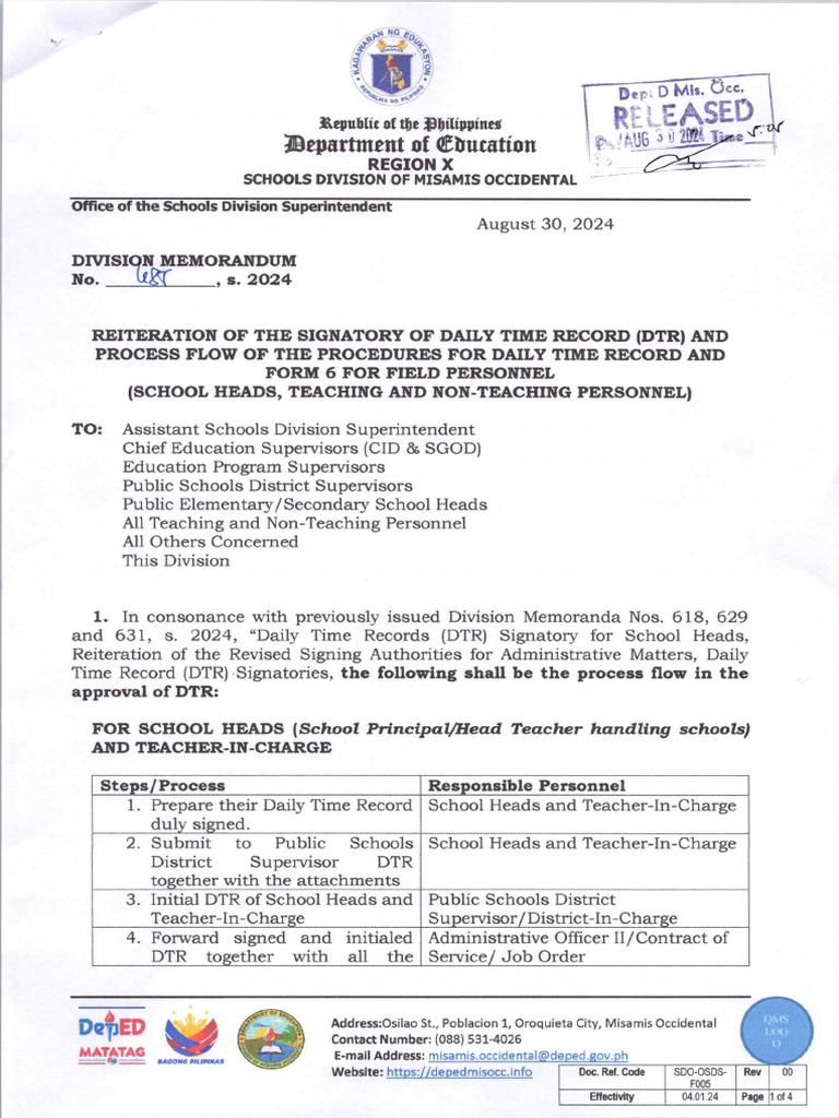 DM.-685-S.-2024-REITERATION-OF-THE-SIGNATORY-OF-DAILY-TIME-RECORD-DTR ...