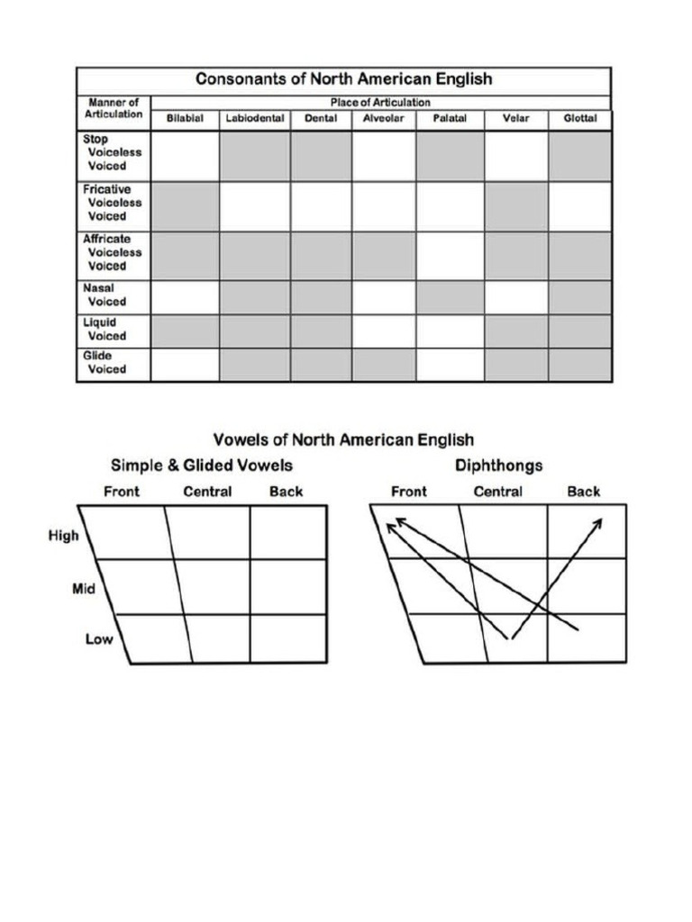 Vowels and Consonants Fill in The Blanks | PDF