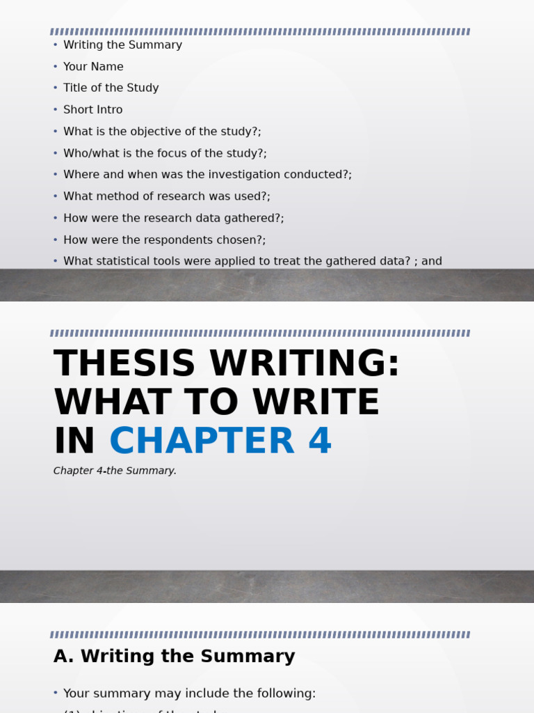 The Chapter 5 of Research Paper Presentation | PDF