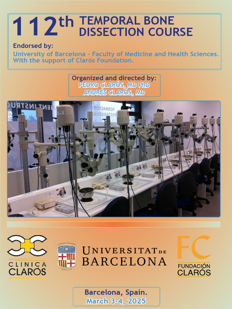 Temporal Bone Dissection Course: Endorsed by | PDF