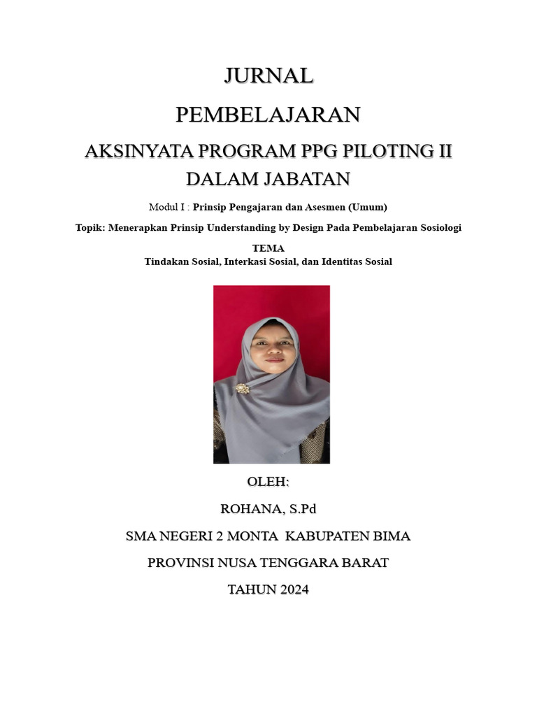 Jurnal Aksinyata Modul 1 | PDF
