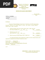 Notice of Step Increment Form | PDF | Government | Governance