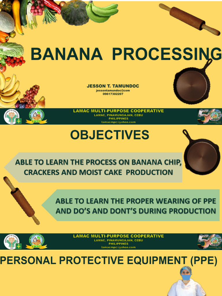 banana processing | PDF
