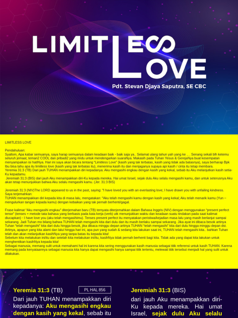 Limitless Love New | PDF