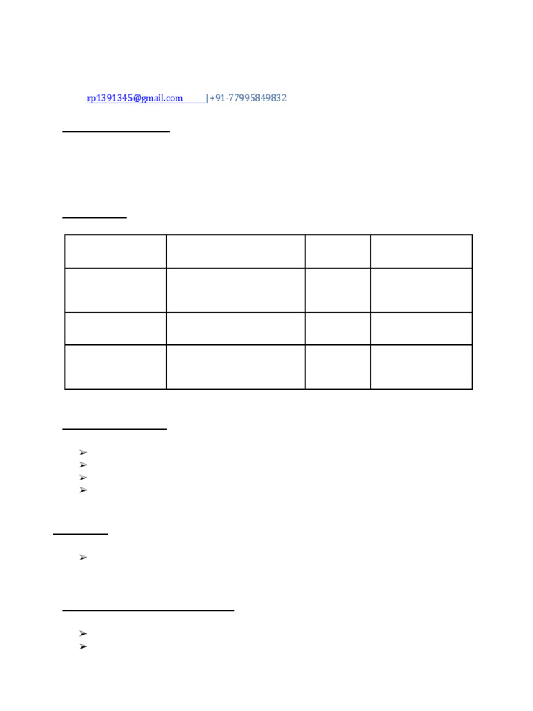 Rani Patil Resume | PDF