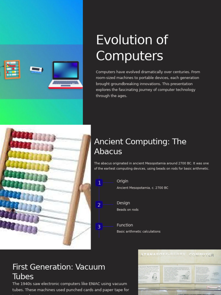 Evolution of Computers. | PDF