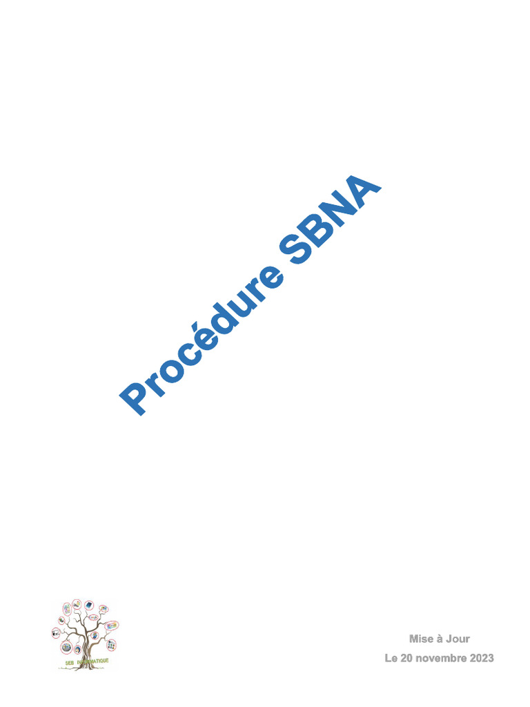 Procedure Installation SBNA | PDF