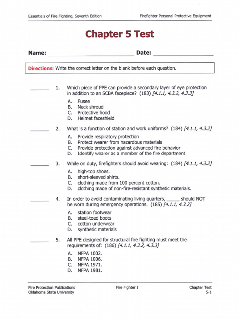 Chapter 5 Test-2 | PDF