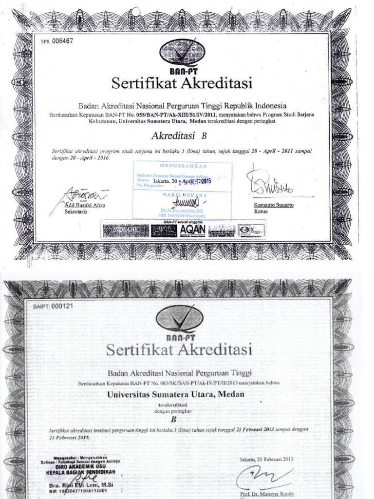 Akreditasi Universitas Dan Program Studi Nurfalah | PDF