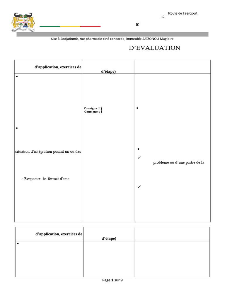 2024-2025 - PCT - Igpm - Formats Reamenages Et Exemples Epreuves | PDF