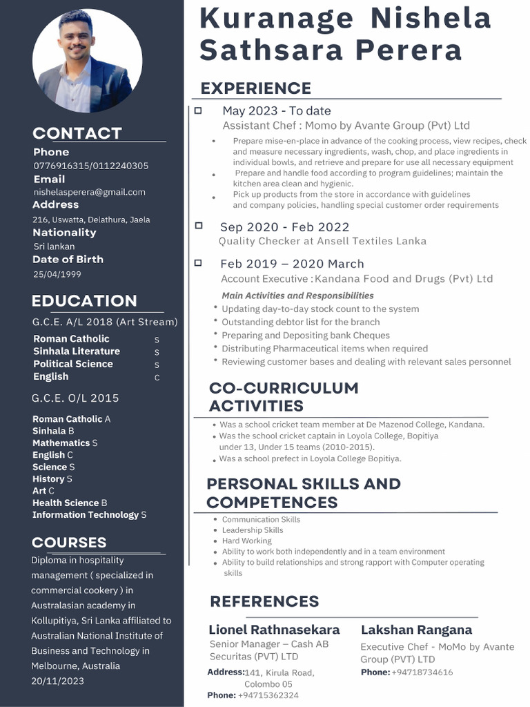 Nishela Sathsara CV PDF | PDF
