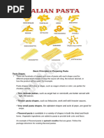 Fasta Pasta Cooking Chart | PDF | Pasta | Italian Cuisine