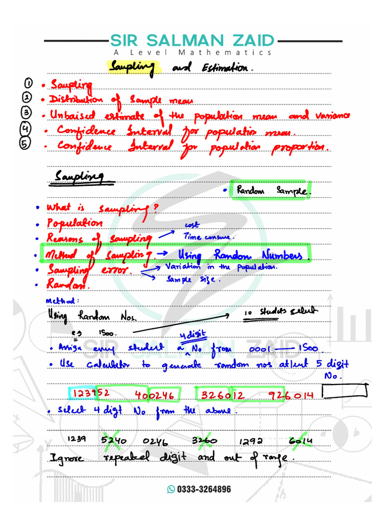 Open Sampling and Estimation | PDF