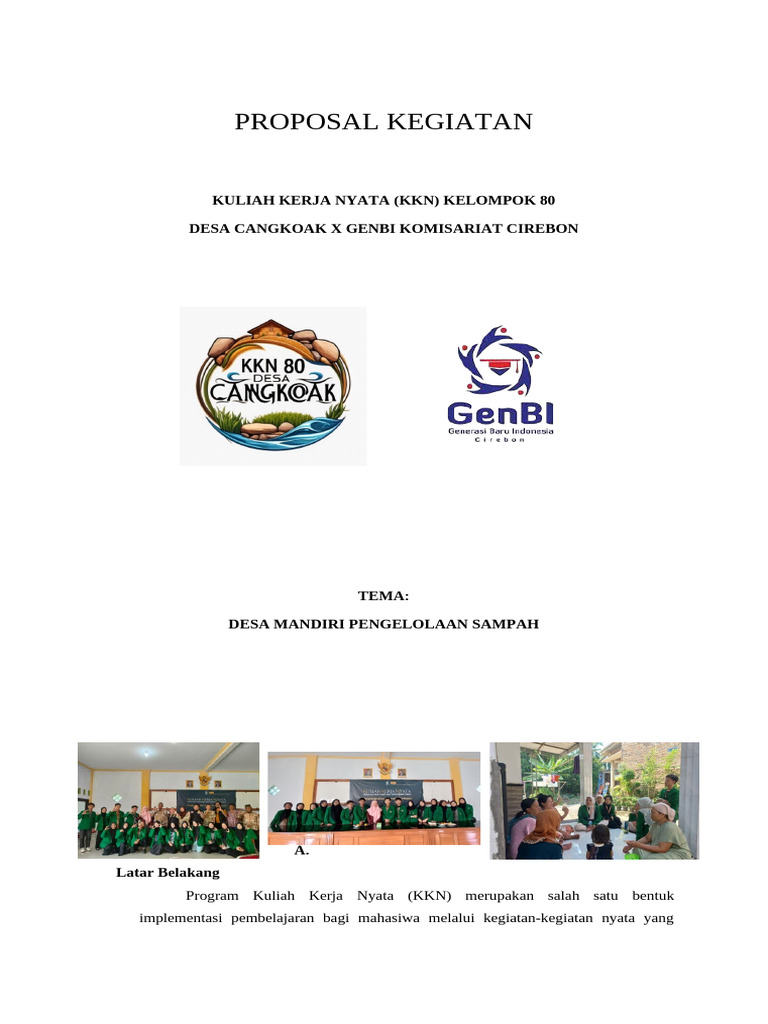 222proposal X Genbi | PDF